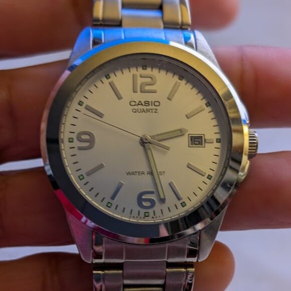 Casio | Accessories | Casio Quartz 2784 Water Resistant Stainless Steel ...